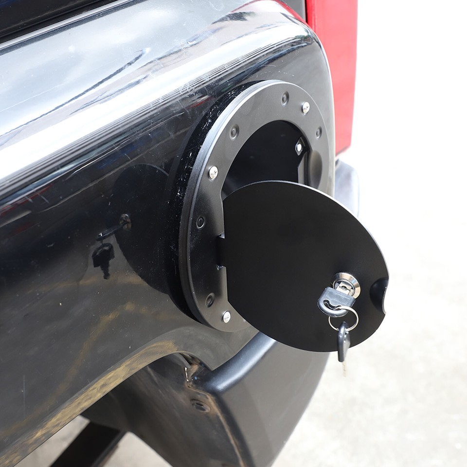 Locking Fuel Door Gas Tank Cap Cover Trim For Hummer H3 2005-09 ...