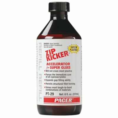 Pacer Glue ZAP Zip Kicker CA Super Glue Catalyst 8oz Refill Bottle ...
