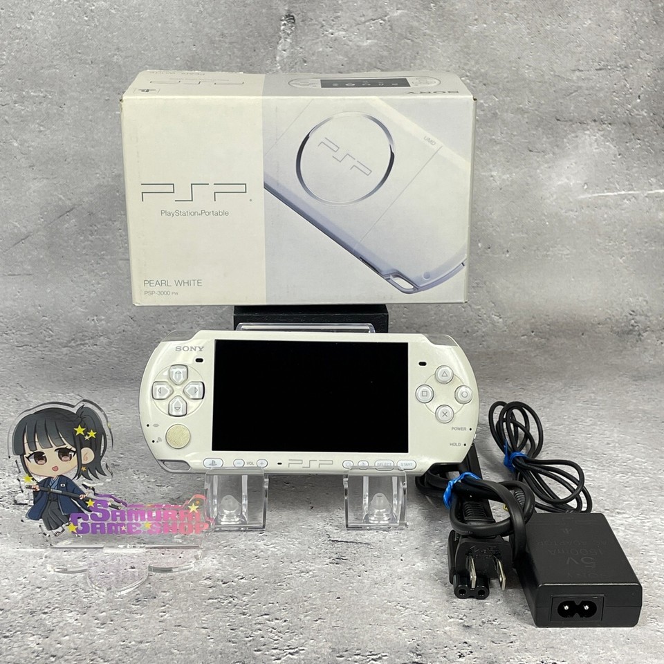 PSP 3000 SONY Playstation Portable Console Accessory Complete Box set ...