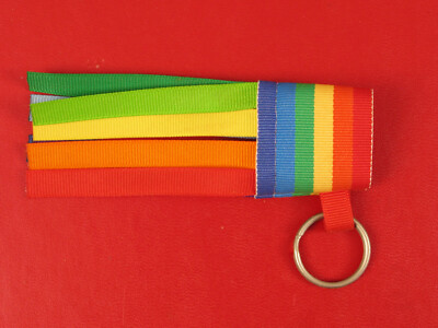 VINTAGE KEY CHAIN GAY PRIDE FLYING AIRPORT RUNWAY WIND SOCK CLASSIC FUN ...
