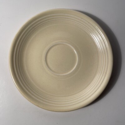 Vtg Fiesta Original Color Old Ivory Cream Tea Cup Saucer Plate 6 ...