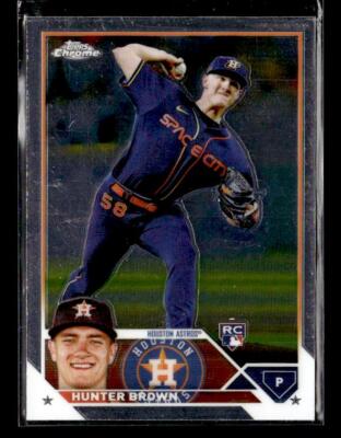 2023 Topps Chrome #197 Hunter Brown Rookie Houston Astros | eBay