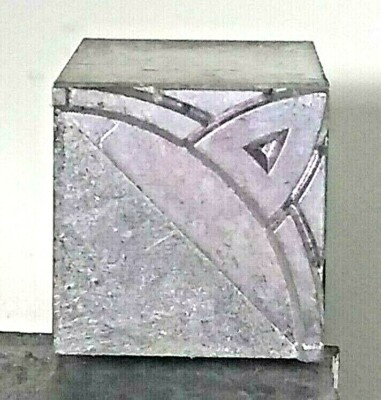 Antique Letterpress print block lead symbol sign design | eBay