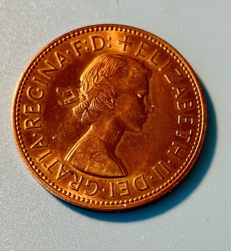 1967 One Penny Coin - Great Britain Queen Elizabeth II | eBay