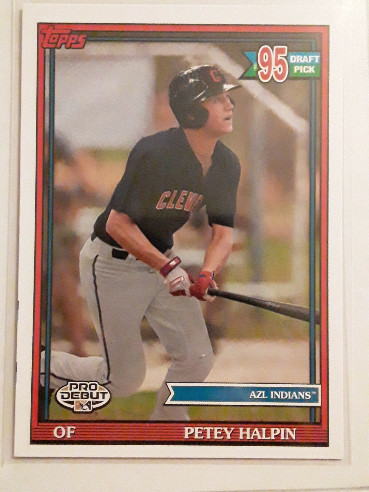 petey halpin topps 2021 pro debut Rookie card Cleveland guardians | eBay