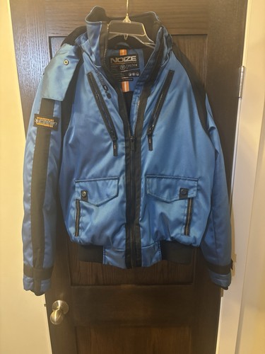 Noize Men’s Weather Gear Extreme Sub Zero Coat Snow Ski Jacket Blue ...
