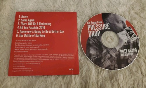 BILLY BRAGG Six Songs From Pressure Drop CD Cardboard Sleeve PROMO 2010 ...