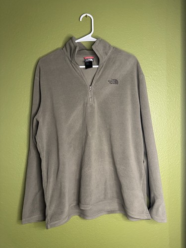 The North Face Q Zip Fleece Mens Large Green | eBay