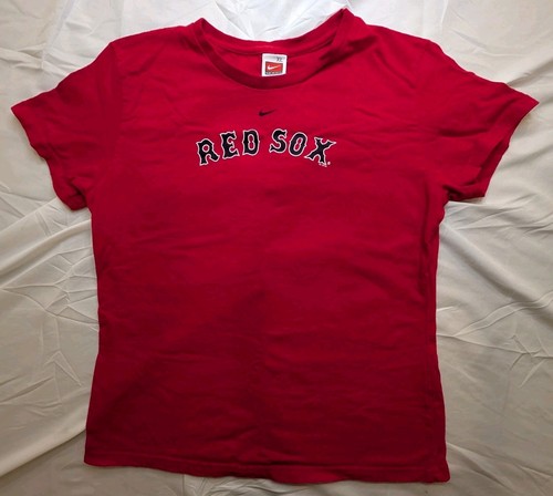 Women's Boston Red Sox Nike Tee XL - Center Swoosh - Red - Ladies - MLB ...