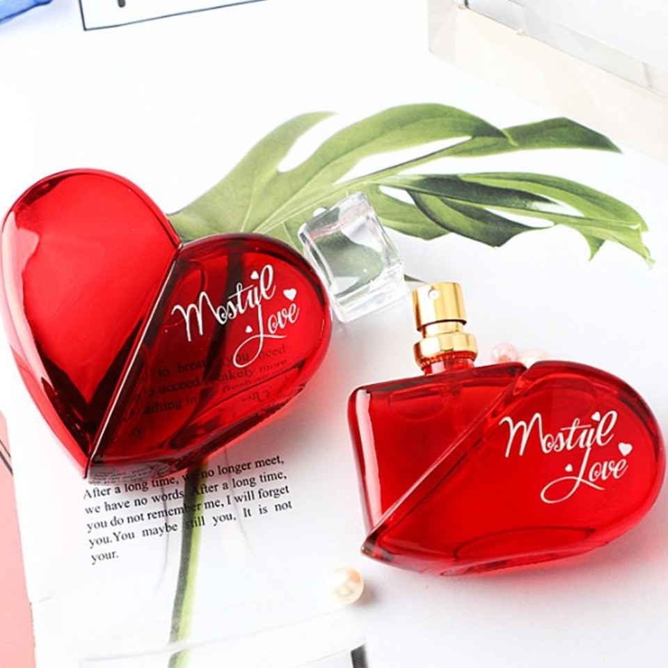 Heart-shaped women's Perfume Long lasting Fragrance group Small 50ml ...