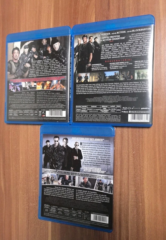the expendables Blu Ray Trilogy UNCUT | eBay.de