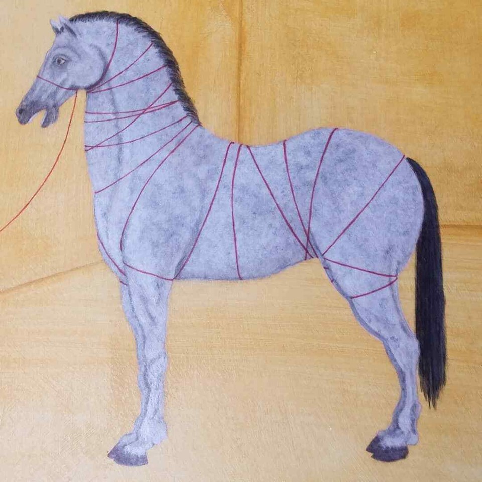 Da Vinci's horse and Ariadna's red thread, surrealism, Magritte, Hopper ...