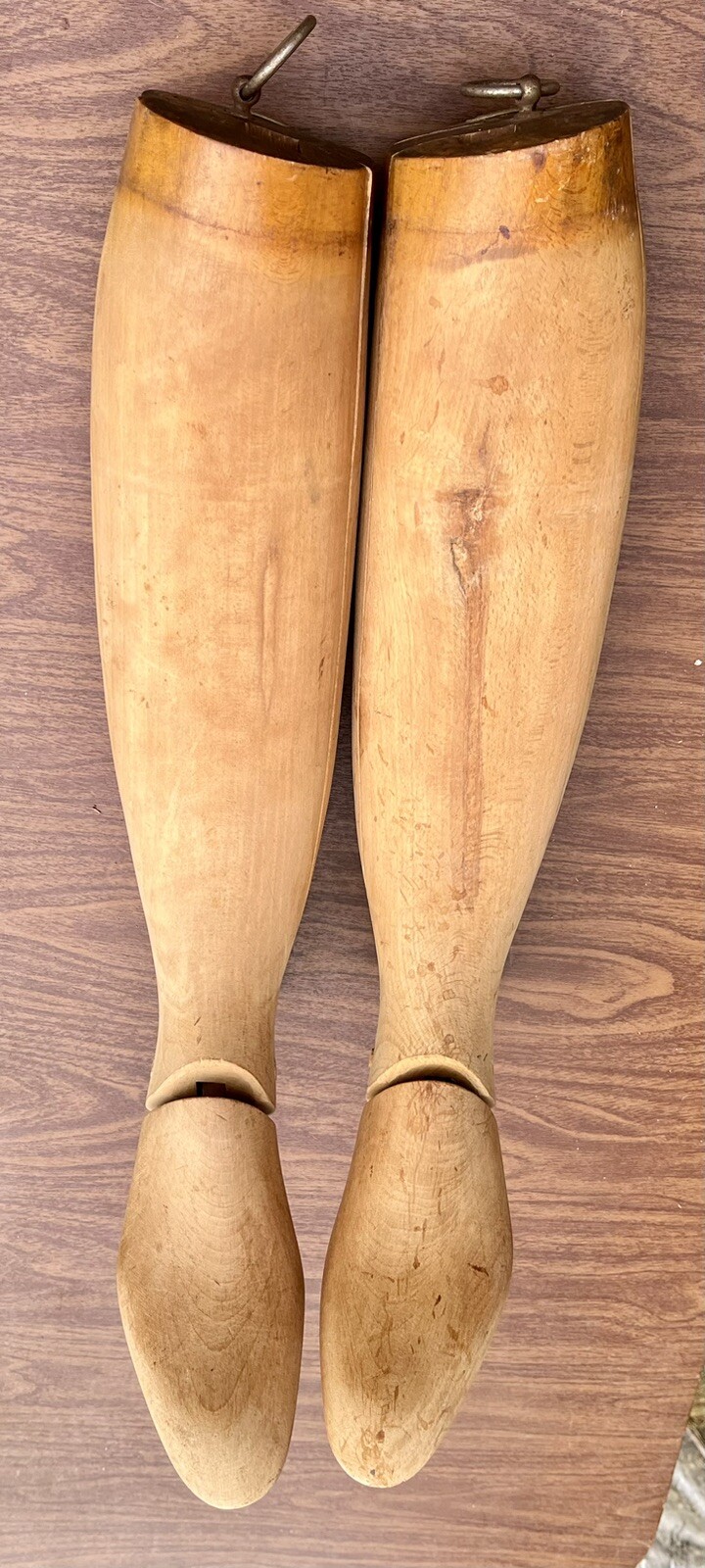 Antique 19th Century Wood Boot Stretchers Mfg. In Fra… - Gem