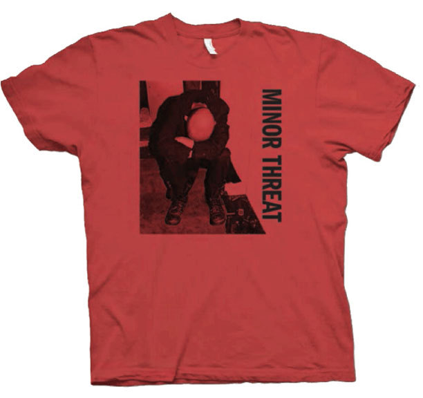 MINOR THREAT T-Shirt Red Album Ian MacKaye New S-XL | eBay