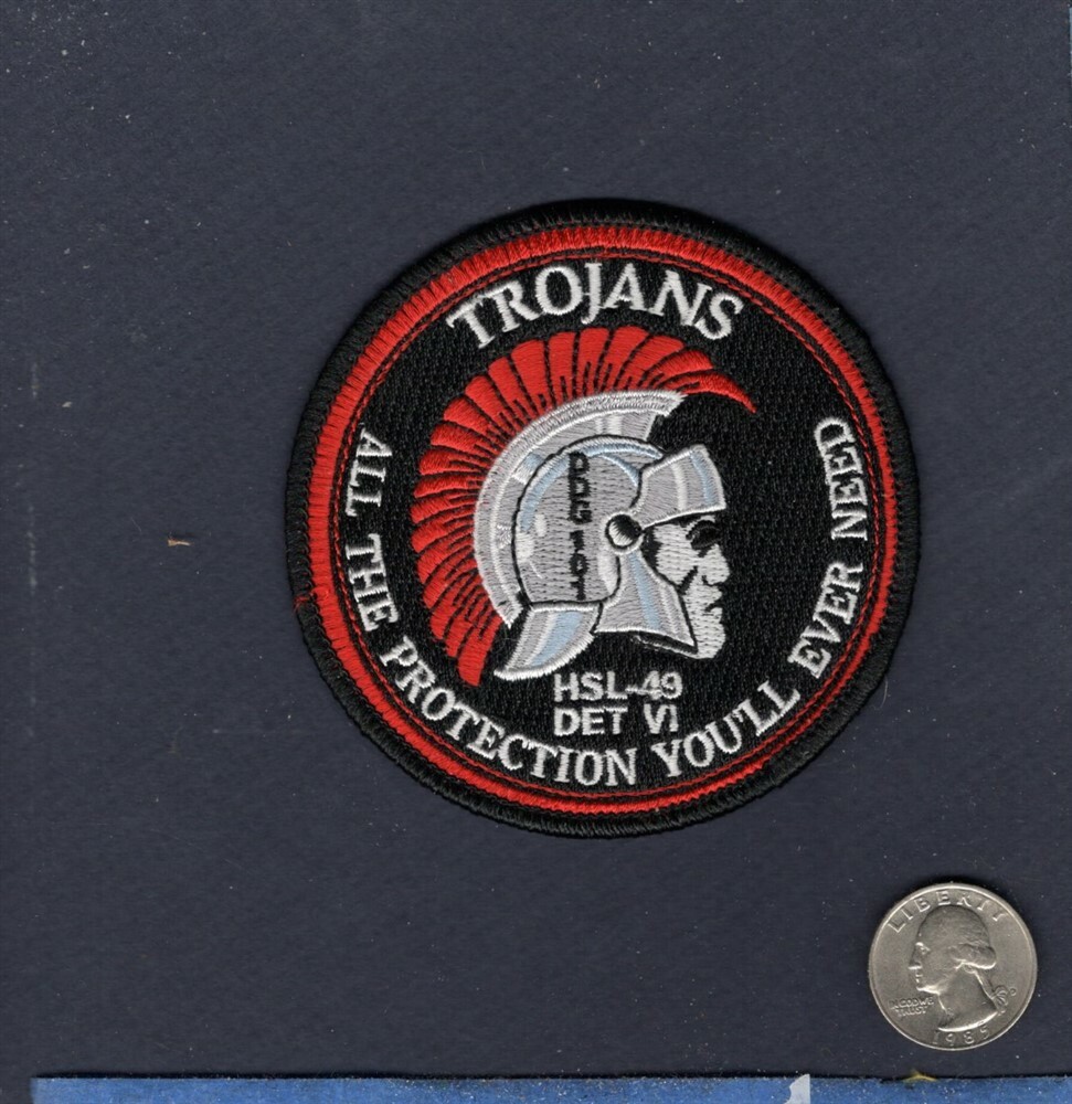 HSL-49 SCORPIONS DET 6 TROJANS DDG 101 US NAVY Helicopter Squadron ...