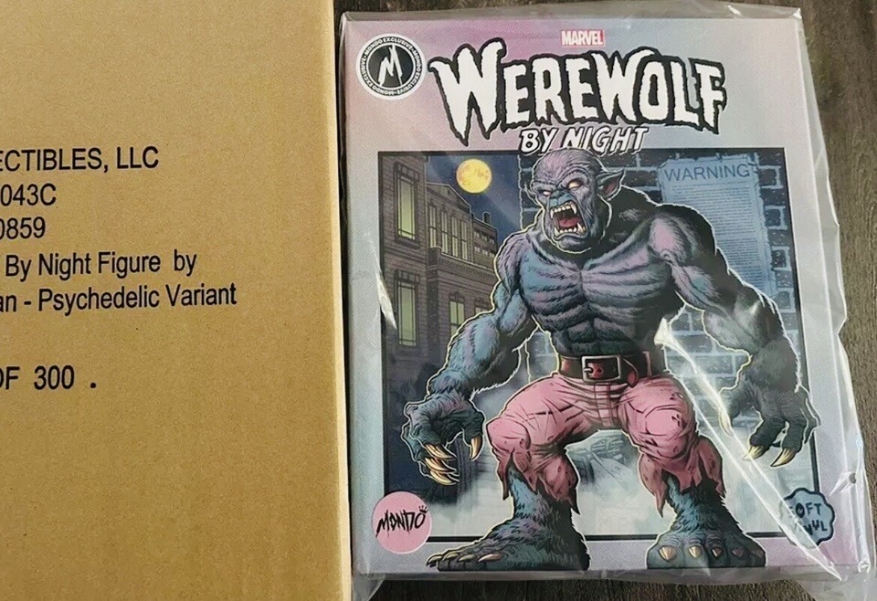 Mondo WEREWOLF BY NIGHT Vinyl Figure James Groman Psychedelic ...
