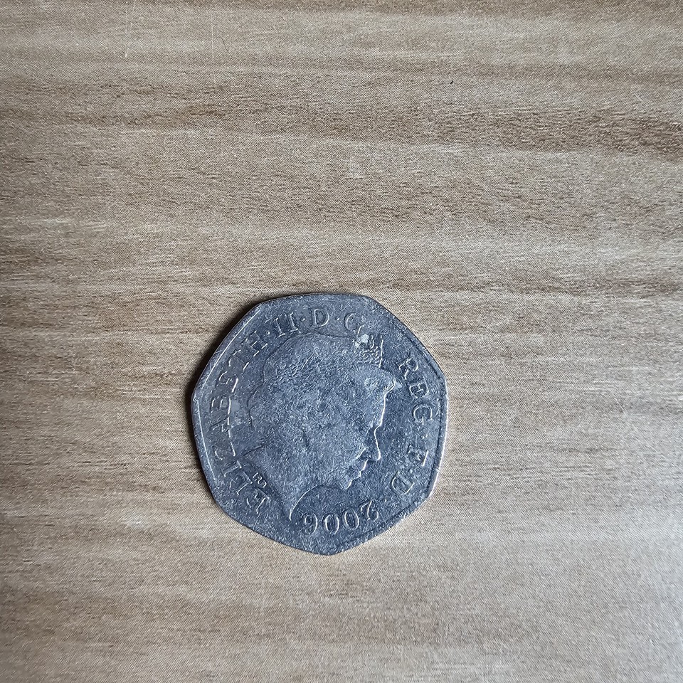 RARE Fifty Pence 50p Commemorative World War 2 ll Coin 2006 wounded ...