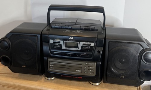 JVC PC-XC12 Radio Cassette 3CD Portable Boombox Stereo System Works ...