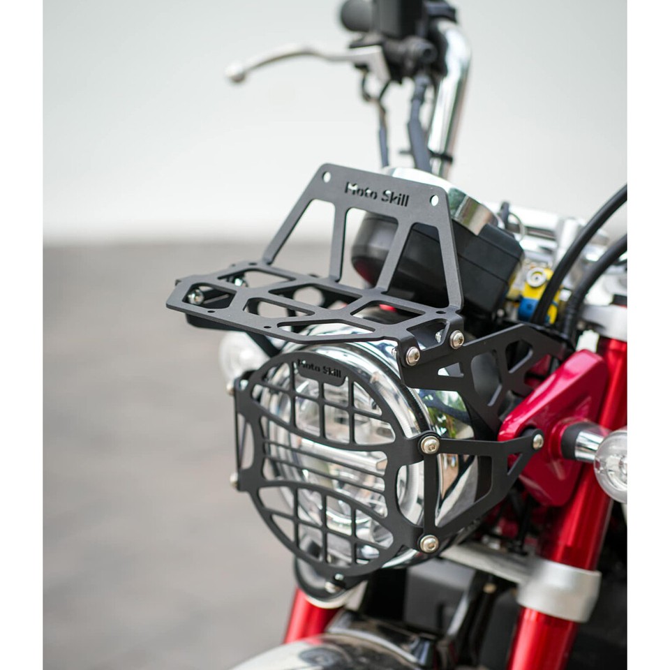 Custom Headlight Cover Motoskill Black Fit For Honda Monkey 125 Z125 ...