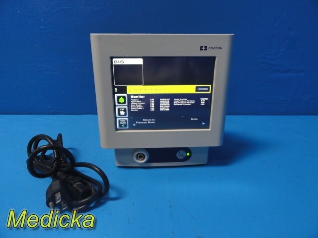 2022 Covidien Aspect 185-0151 Bis Vista Monitor W/ Pole Clamp SW: 3.50 ...