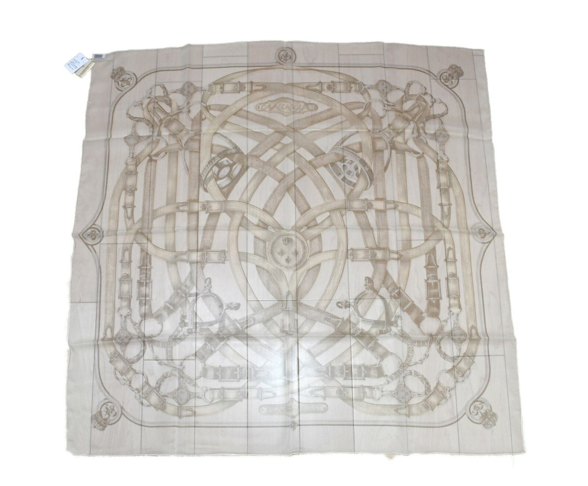 Hermes Scarf Cavalcadour 90 cm Chiffon Silk mousseline horse Hermes Scarf Cavalcadour 90 cm Chiffon Silk mousseline horse