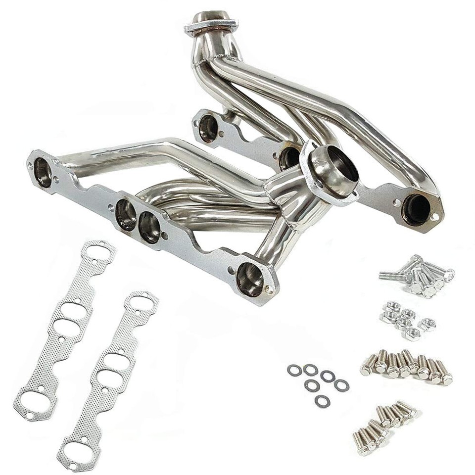 Exhaust Headers For Chevy GMC Truck Small Block 307 327 305 350 5.0 5.4 ...