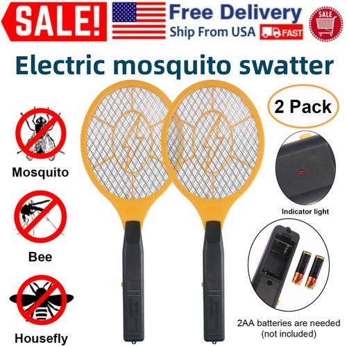 2Pack Bug Zapper Electric Fly Swatter Zap Mosquito Killer Pest Insect ...