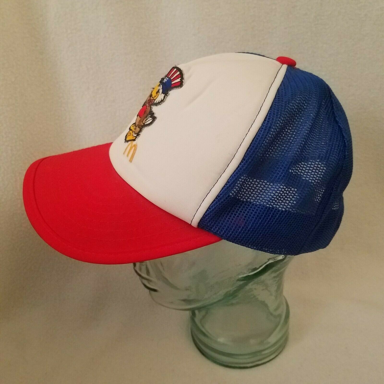 Sam Olympic Eagle McDonalds 1984 Hat Snapback Trucker… - Gem