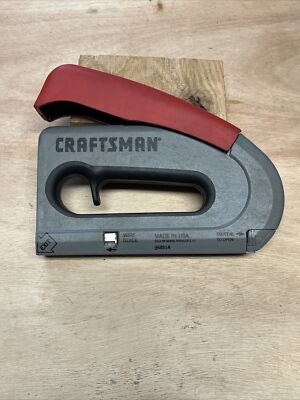 Craftsman Heavy Duty Stapler Nail Gun Narrow Crown Easy Fire 968514 ...