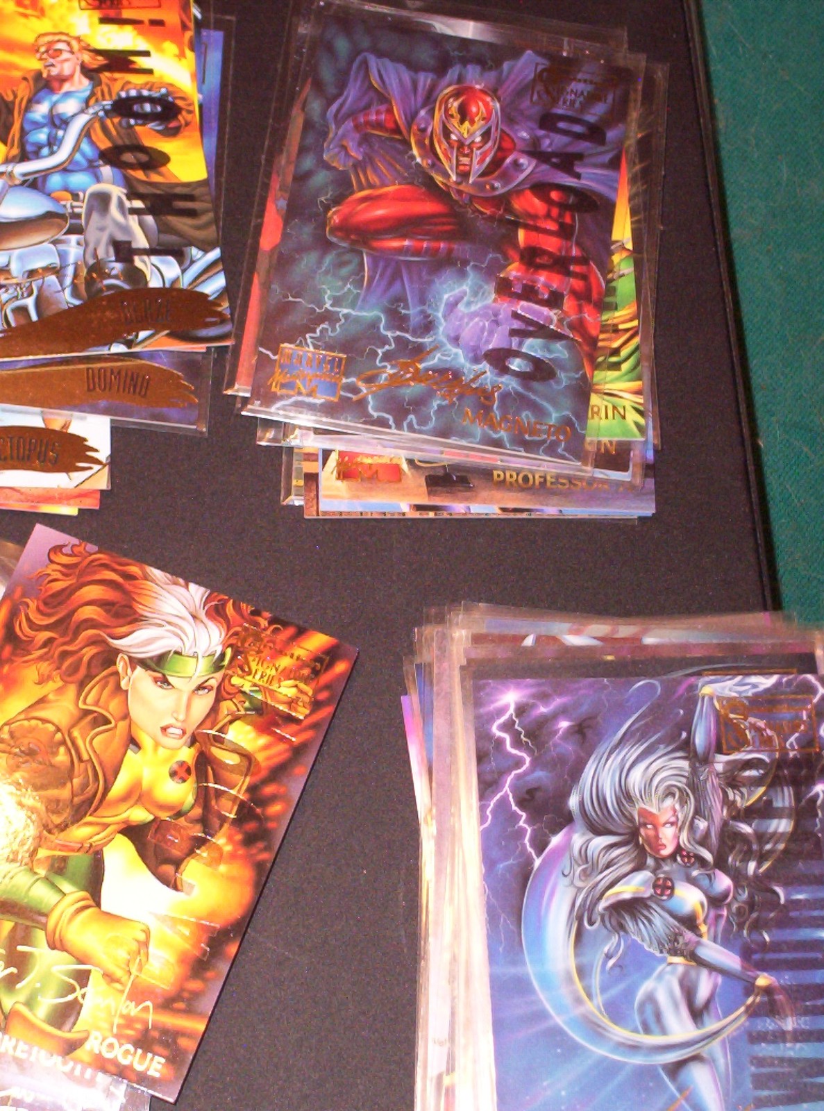 1995 Marvel Masterpieces EMOTION SIGNATURE PARALLEL CARD SINGLES ...