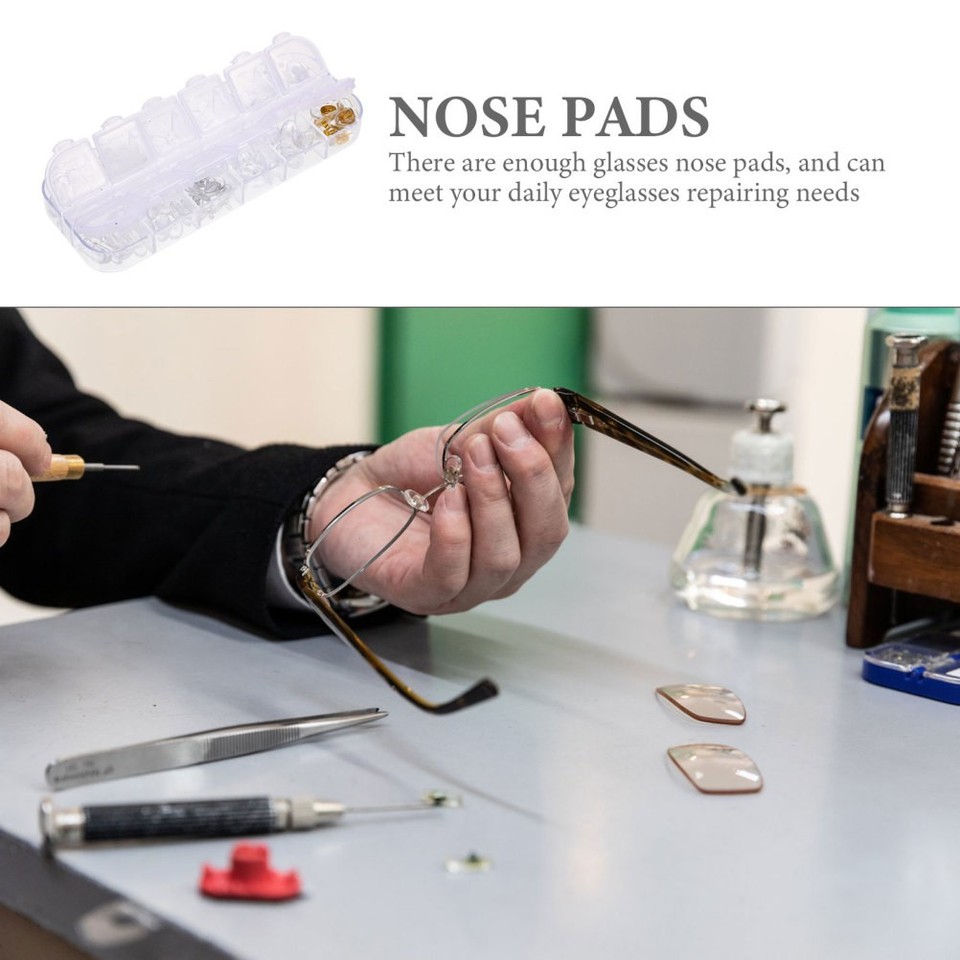 1Set Silicone Nose Pads for Glasses Comfortable Nose Support Pads | eBay UK