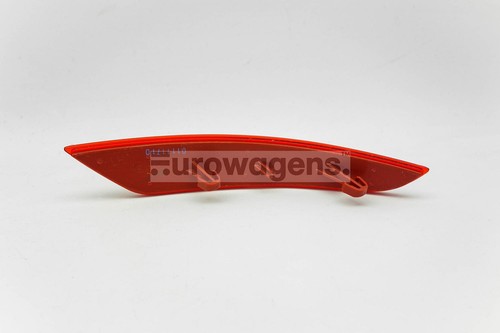 VW Golf MK6 Rear Bumper Reflectors Pair 08-09 Red Driver Passenger Left ...