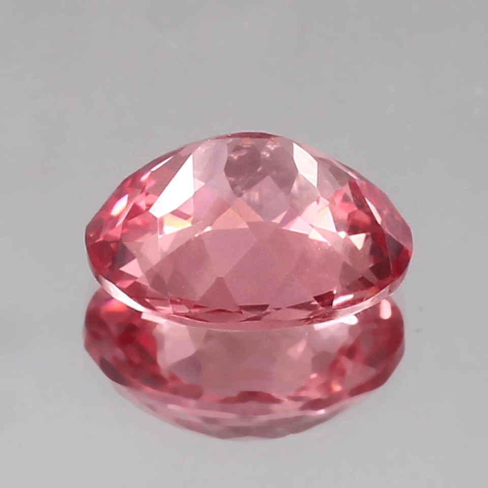 Natural Flawless Ceylon Padparadscha Sapphire Loose Oval Cut Gemstone 6 ...