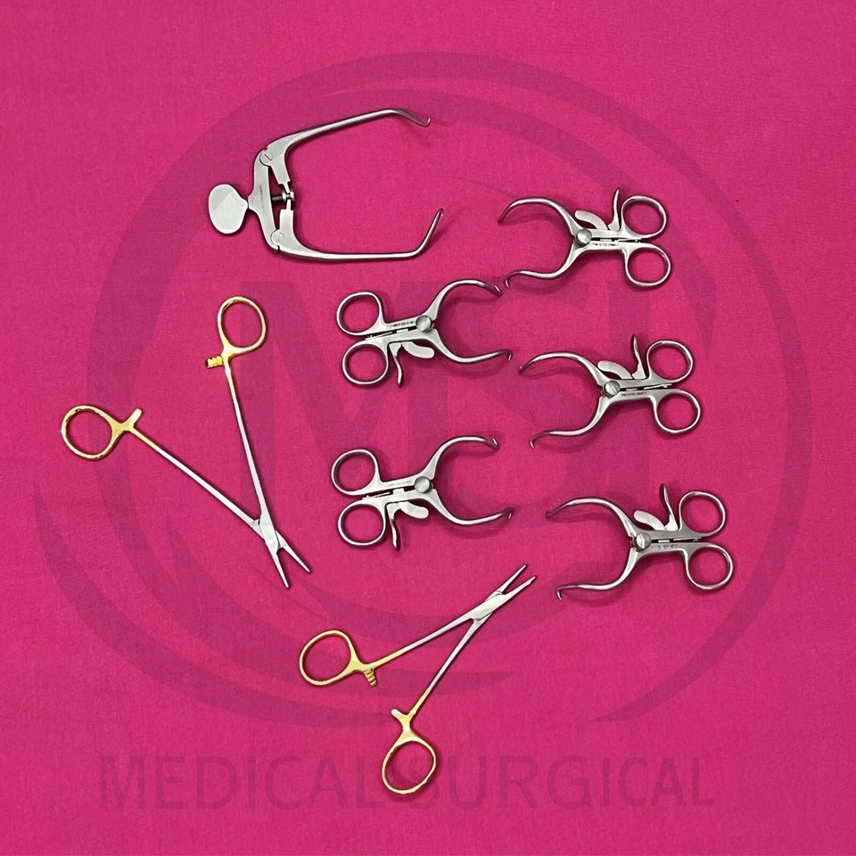 Wallace Stifle Retractor, Gelpi Retractors Sharp set pcs8 Orthopedic ...