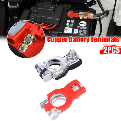 POSITIVE & NEGATIVE BATTERY TERMINALS FOR TOYOTA & LEXUS 9098205035 ...