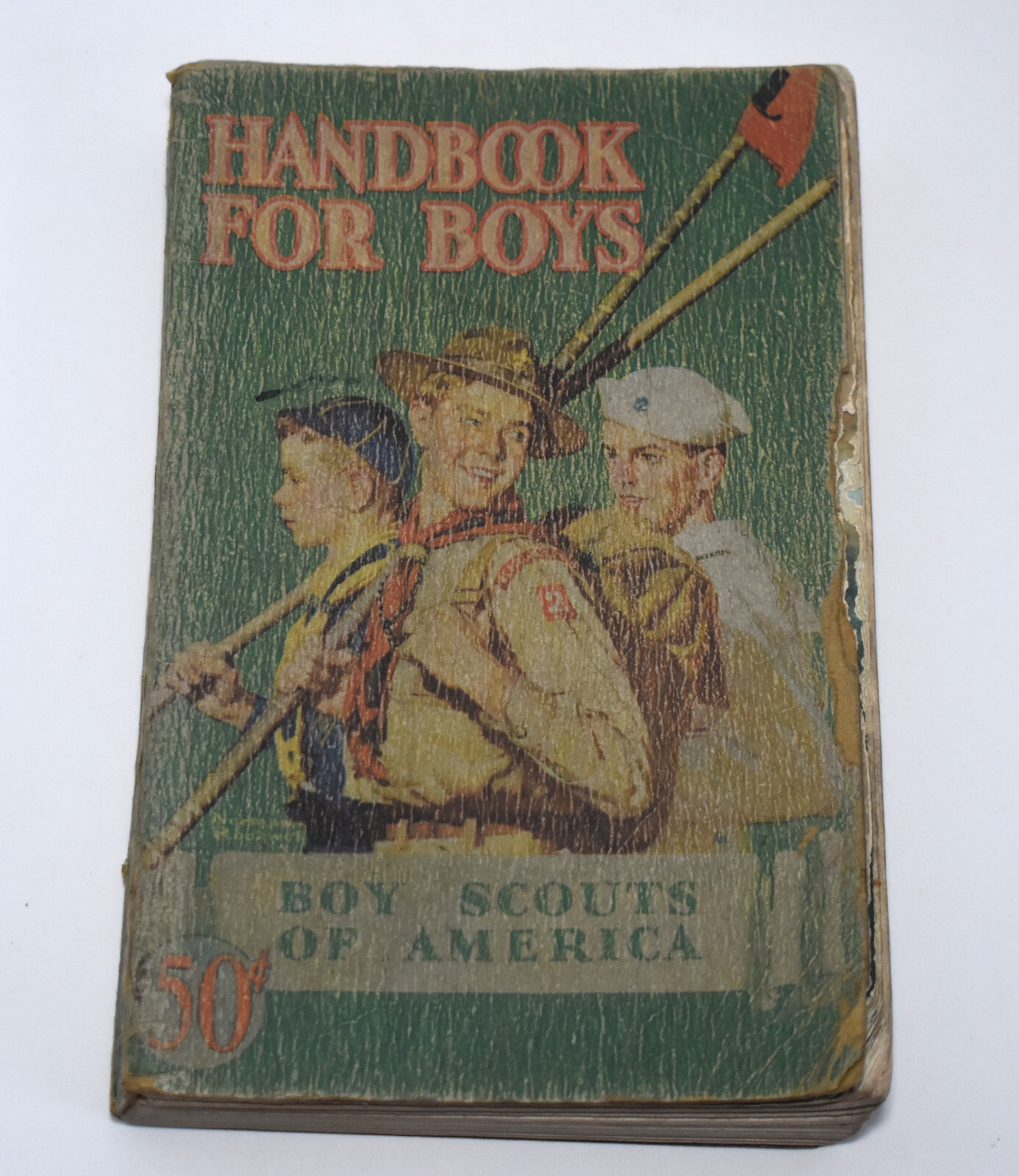 Vintage 1943 Boy Scouts of America BSA Handbook for Boys Norman ...