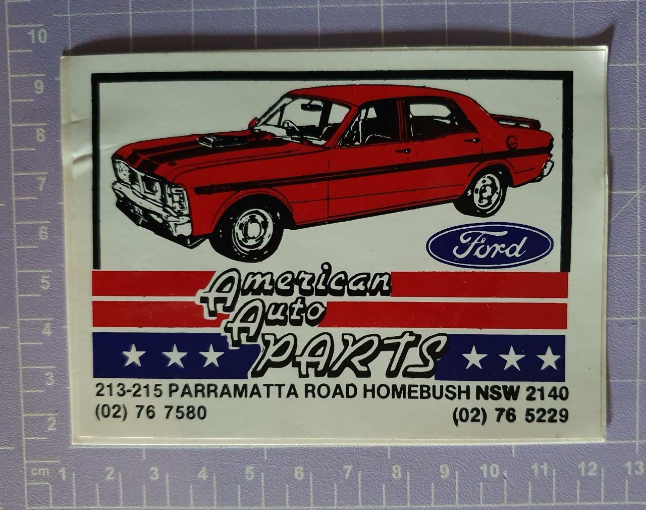 American Auto Parts Sticker 11cm x 8cm approx As per image | eBay