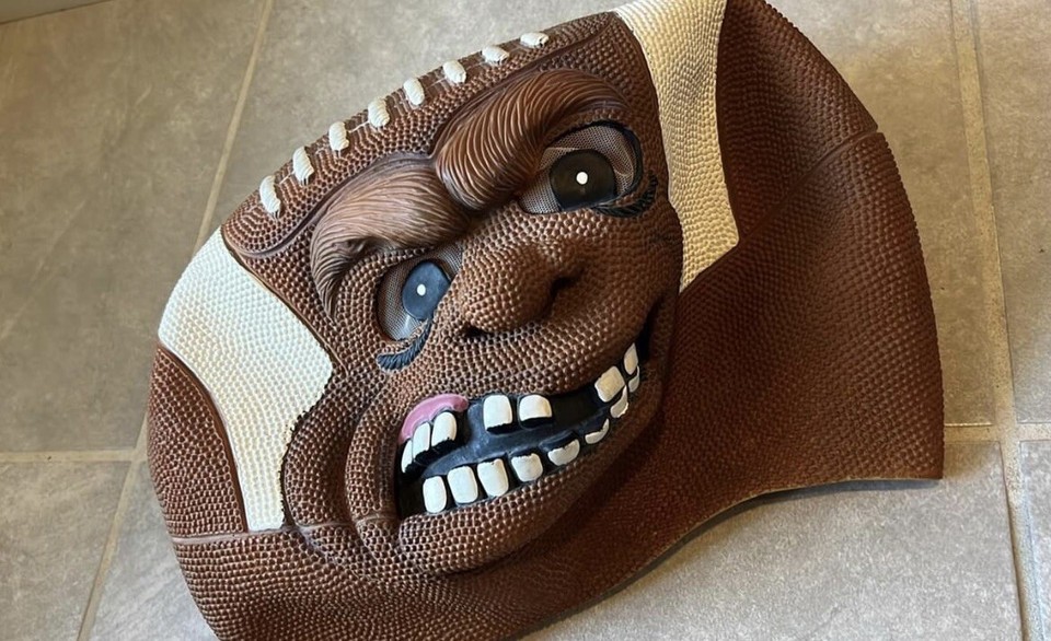 Rubber Football Mask Easter Unlimited Halloween Mascot Costume Head | eBay