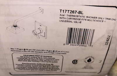 Delta T17T267 Ara Tempassure 17T Series Dual Function - Black | eBay