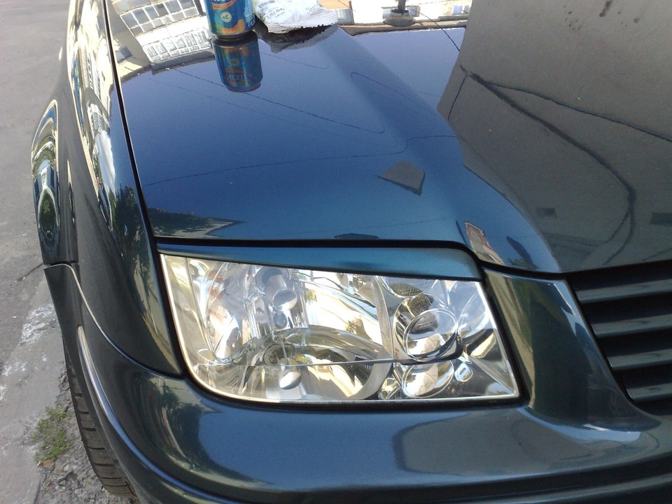 Eyelids eyebrows FRONT headlight light brows for VW JETTA MK4 BORA GLi ...