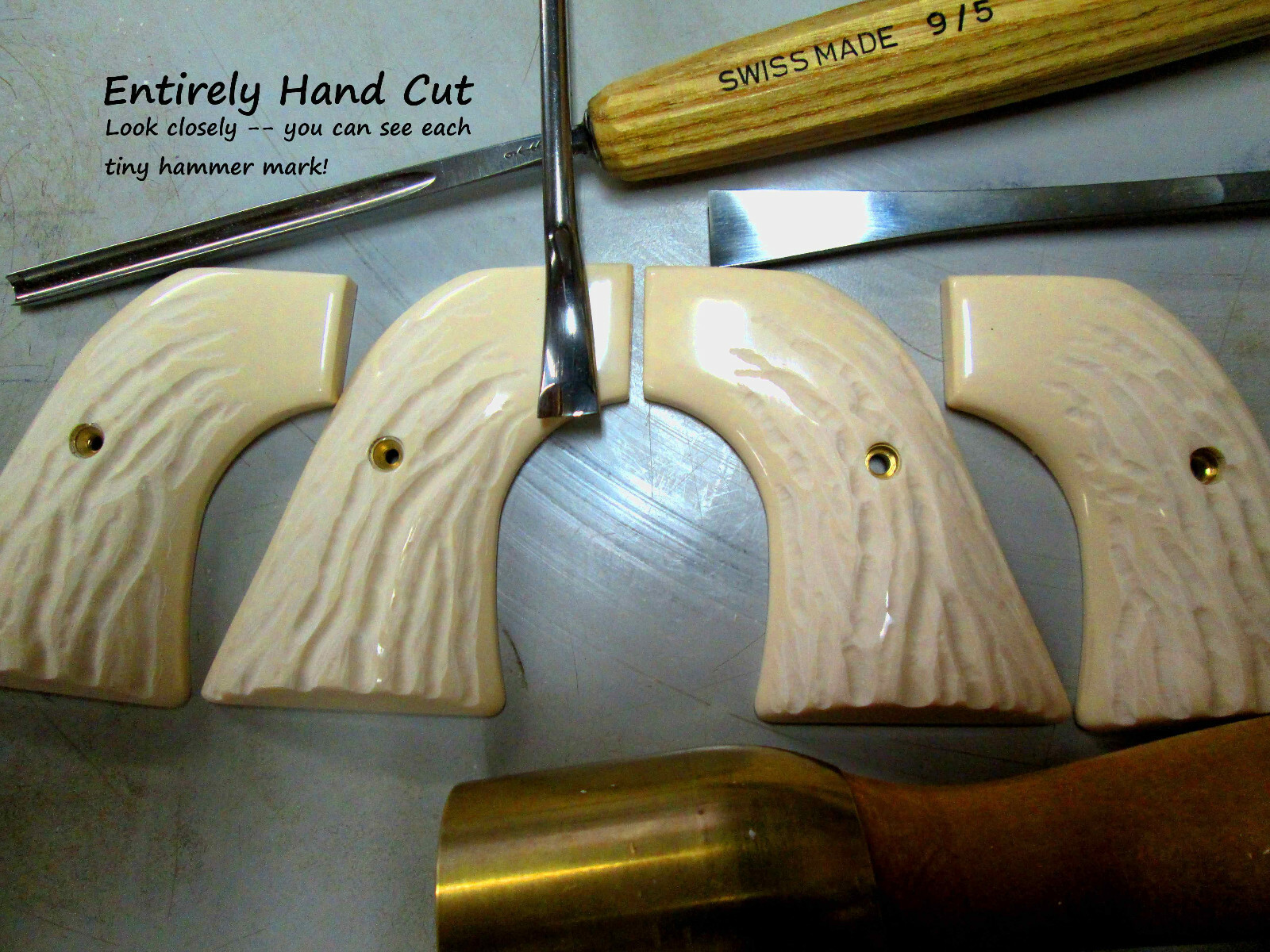 U.S. FIRE ARMS SAA B-WESTERN STAG GRIPS Standard U.S.F.A. USFA, Rodeo ...