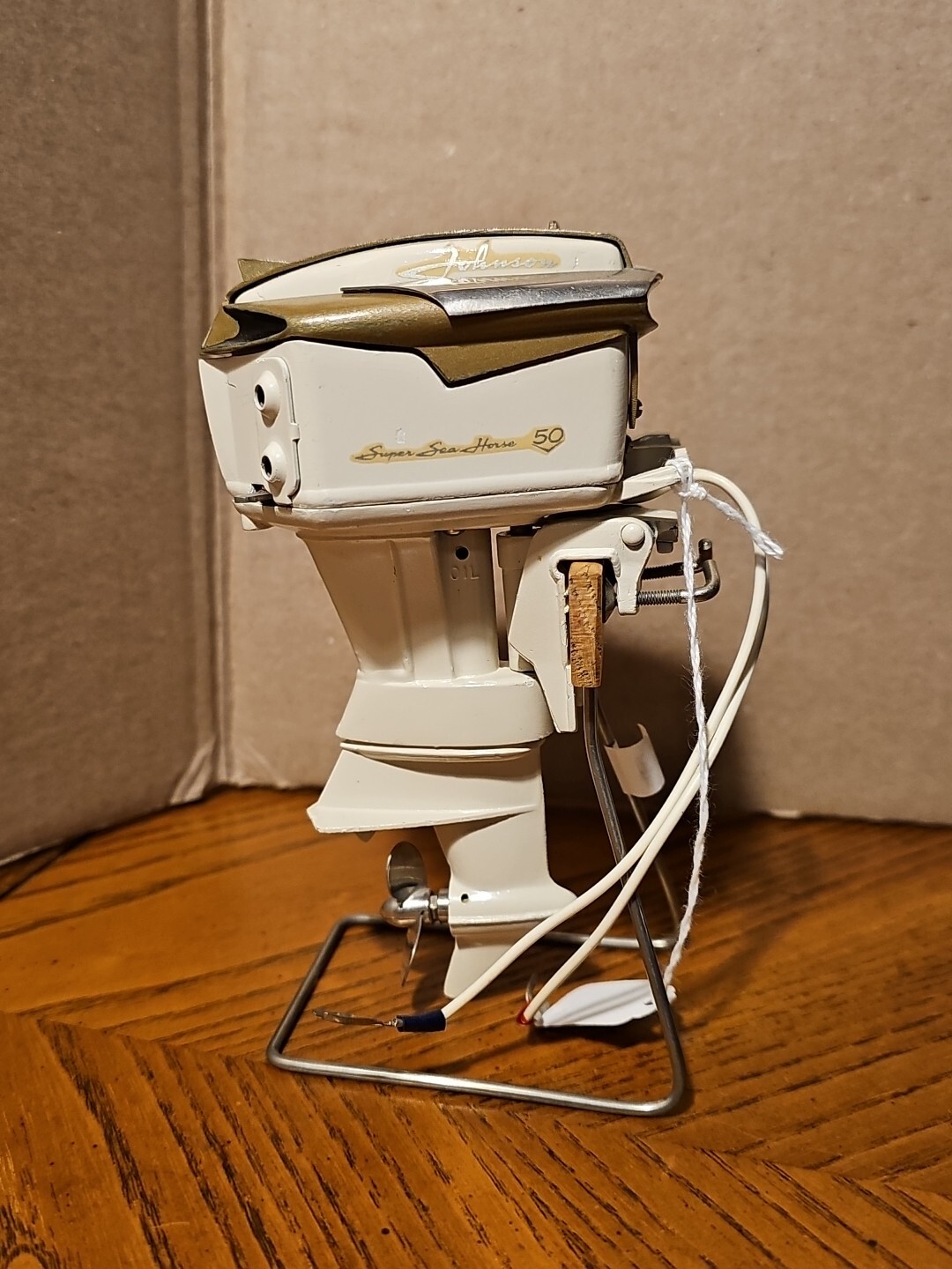 Fleet Line 1958 K&O Models Johnson Super Sea Horse 50 HP Toy Outboard ...