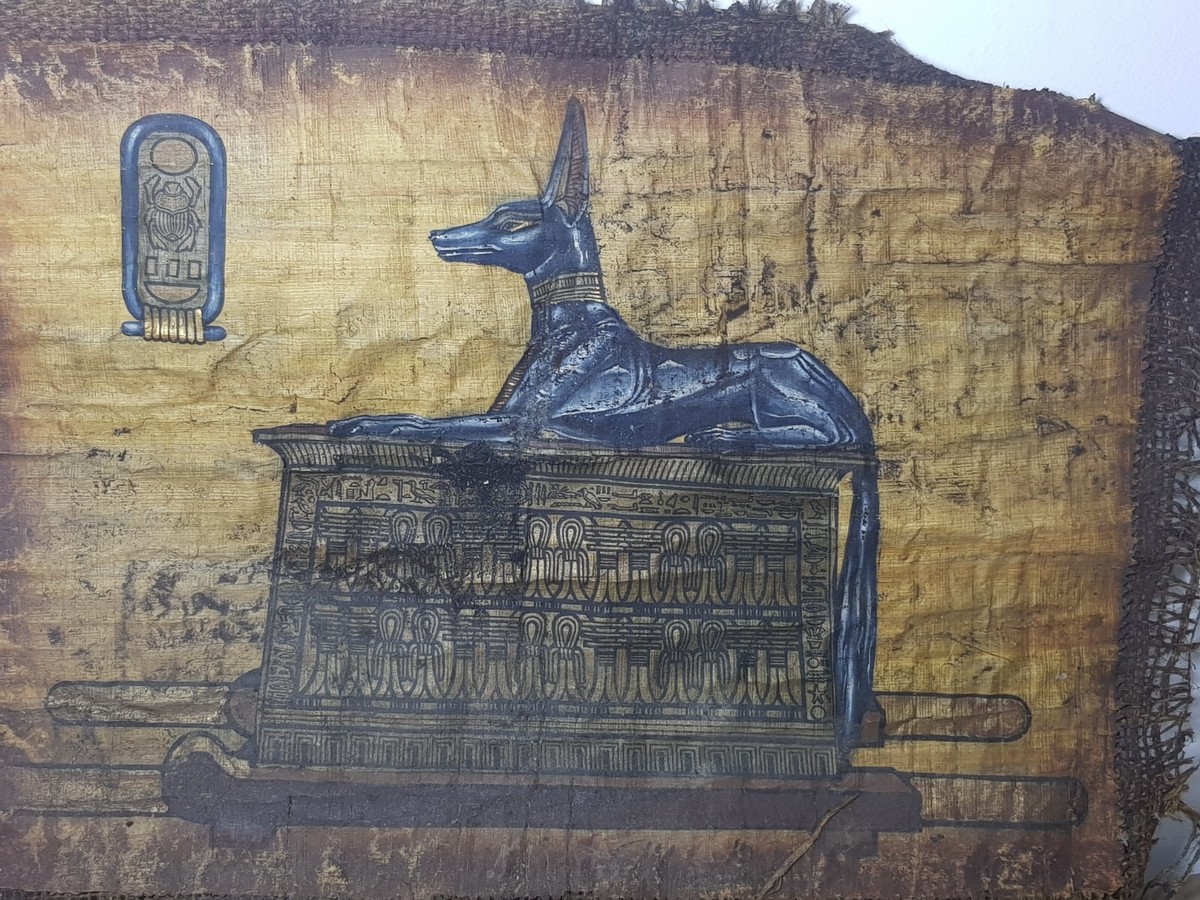 Anubis Ancient Egyptian Papyrus