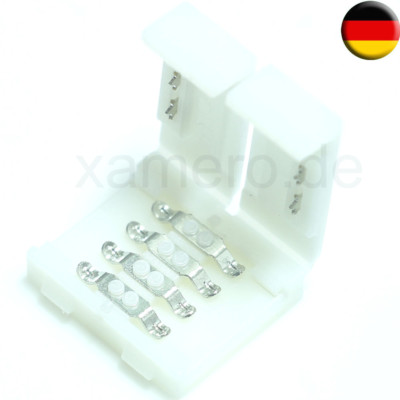 10x RGB LED Strip Leiste Schnellverbinder Adapter Verbinder Stecker ...