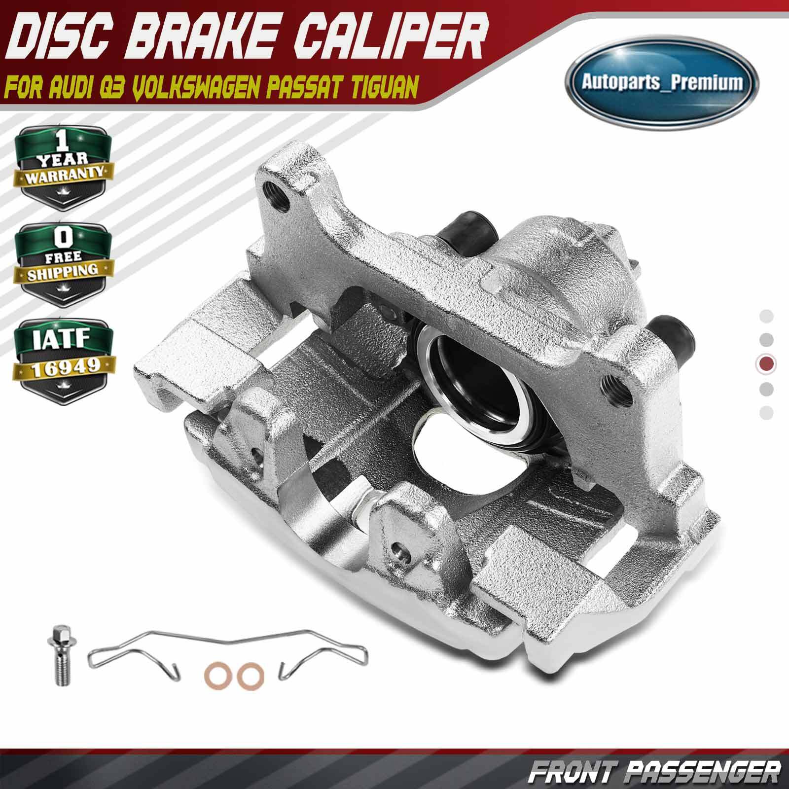 1x Front Right Disc Brake Caliper w/Bracket for Audi Q3 Volkswagen ...