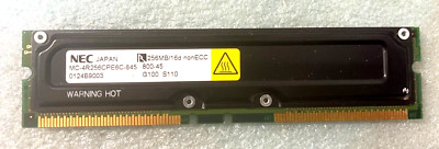 NEC 256 MB RAMBUS MEMORY MODULE MC-4R256CPE6C-845 800-45 RM2-CMP52-14 ...