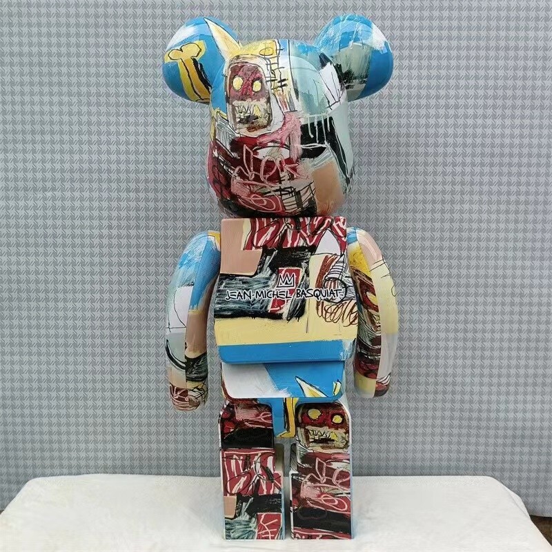 400%Bearbrick Basquiat Art Graffiti Action Figure Decor Art Collection ...