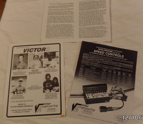 Vintage Victor Engineering print ads and product review RC Radio ...