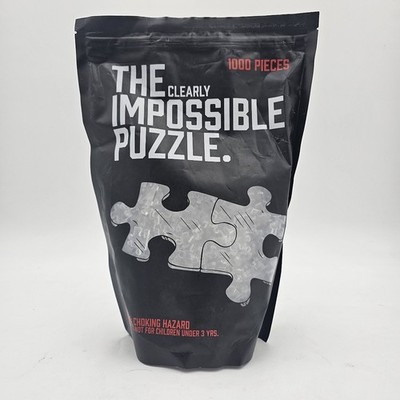 Clearly Impossible Puzzle 1000 Piece | Extreme Challenge Clear Jigsaw ...