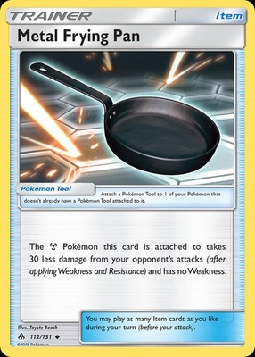 Metal Frying Pan (112/131) [Sun & Moon: Forbidden Light] Moderately ...